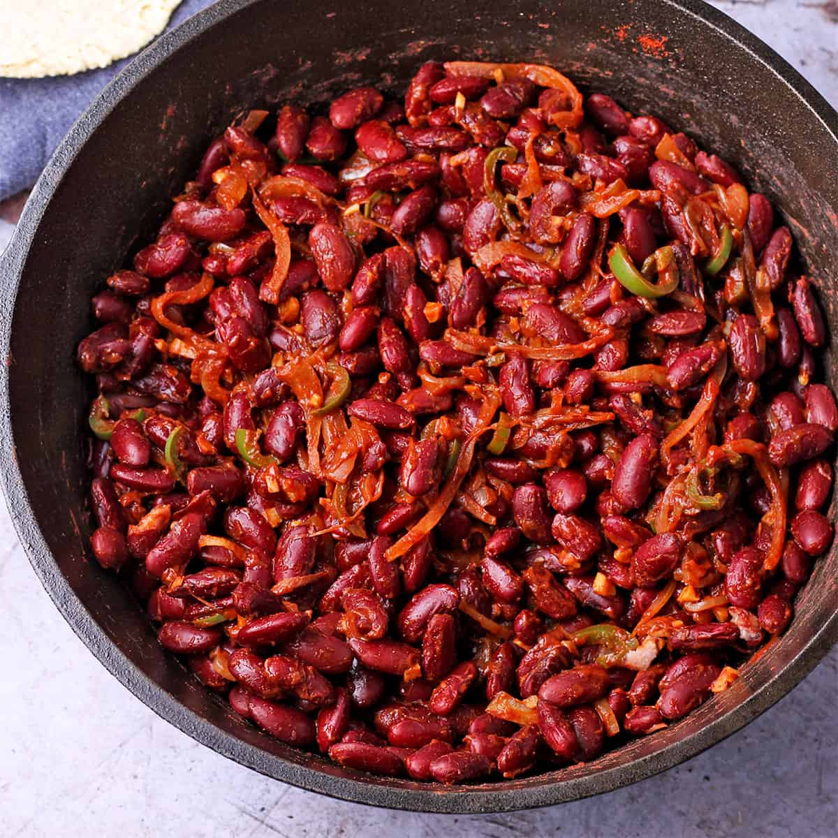 kidney bean tacos with grapefruit salsa (plant-based)