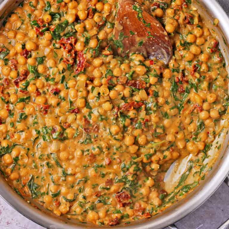 Easy Vegan Chickpea Sauce - Vegan with Gusto